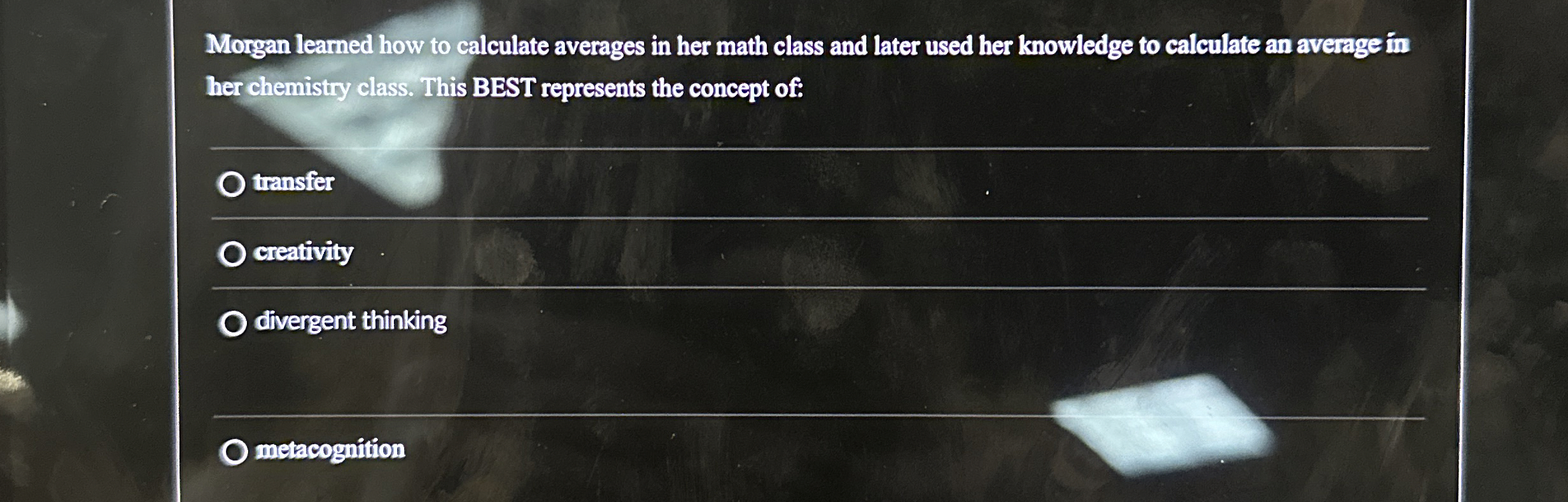 Solved Morgan learned how to calculate averages in her math | Chegg.com