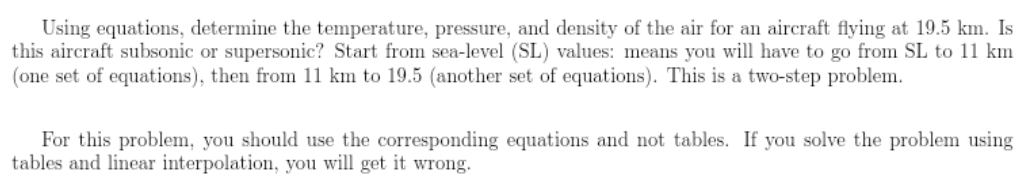 Solved Using equations, determine the temperature, pressure, | Chegg.com
