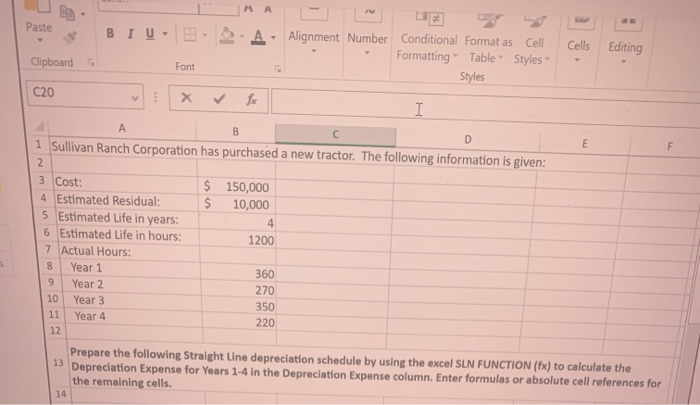Solved HA 2 Paste BIU Cells Alignment Number Conditional | Chegg.com