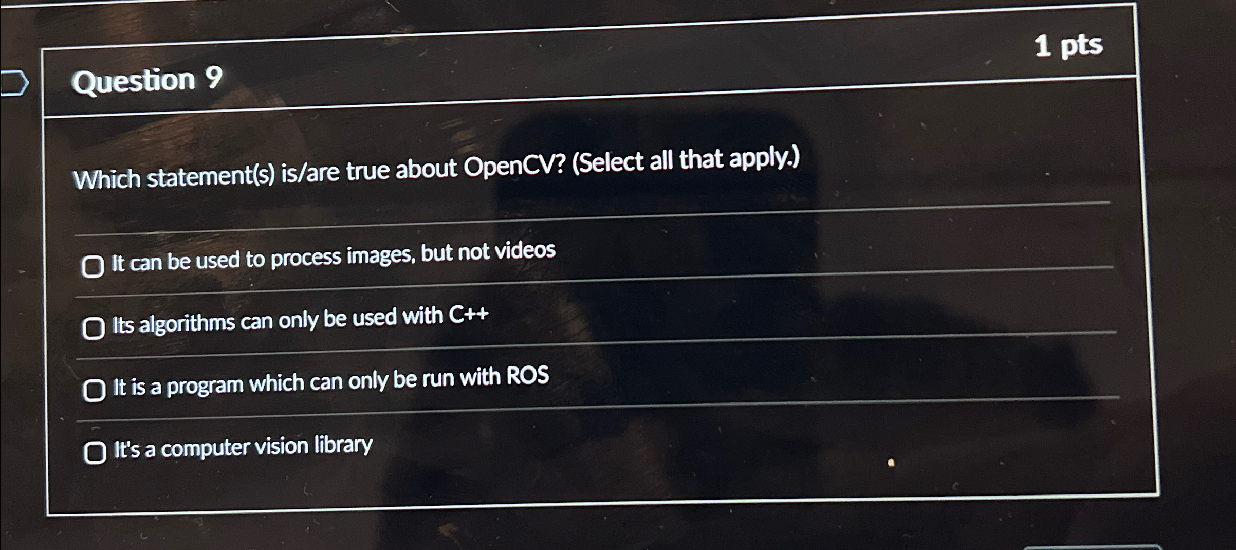 Solved Question 91 ﻿ptsWhich statement(s) ﻿is/are true about | Chegg.com