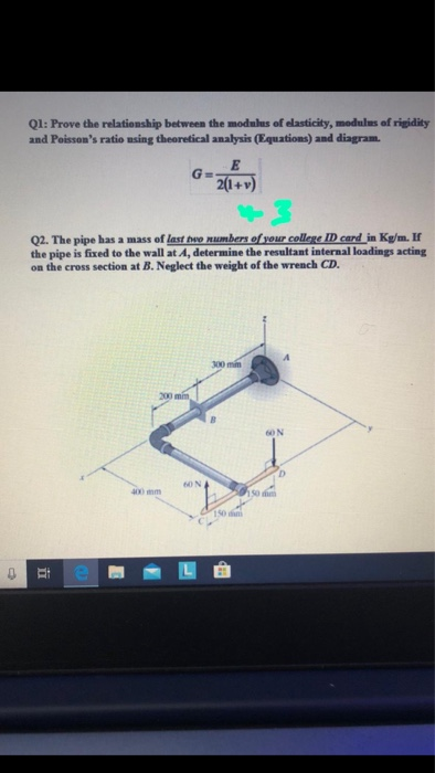Solved Q1: Prove the relationship between the modulus of | Chegg.com