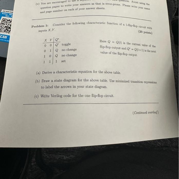 Solved (v) You are encouraged to ise sour answers as that is | Chegg.com