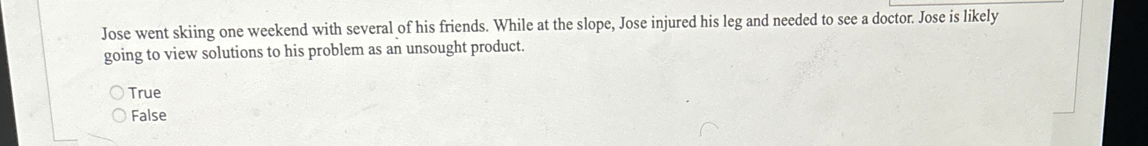 Solved Jose went skiing one weekend with several of his | Chegg.com