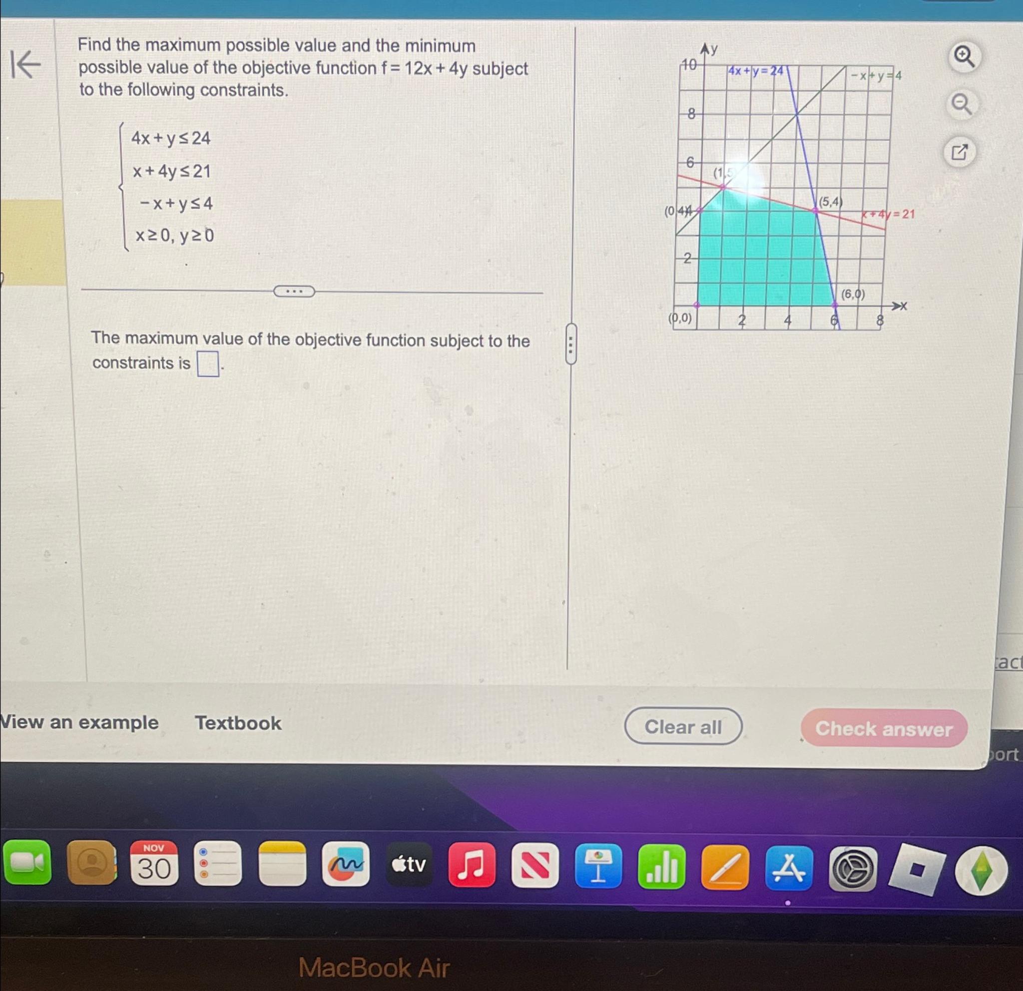 Solved Find the maximum possible value and the minimum | Chegg.com