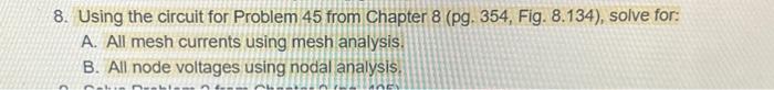 Solved Fig. 8.134 Problem 4513. Convert the voltage sources | Chegg.com