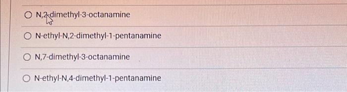 Solved What is the correct IUPAC name of the following | Chegg.com