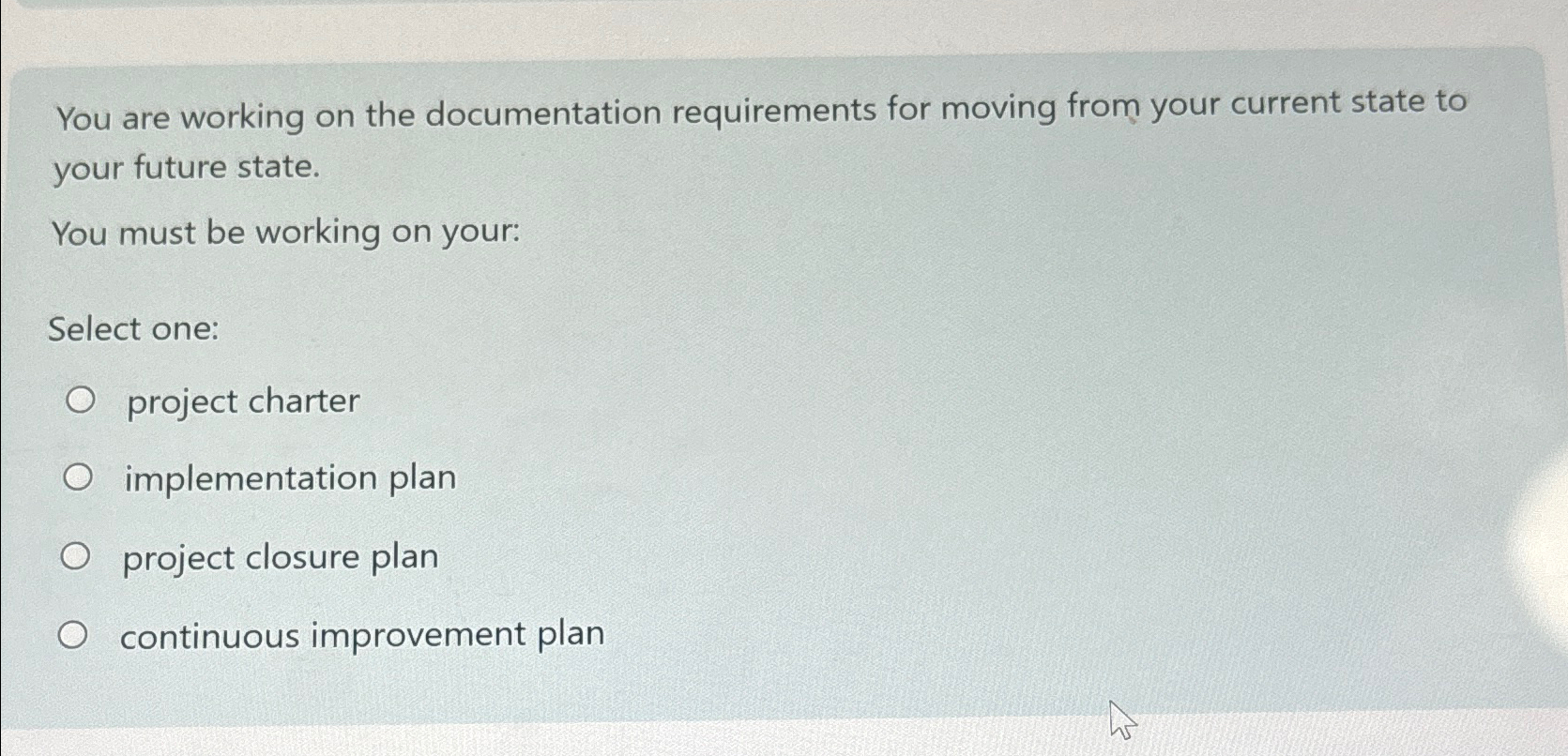 Solved You are working on the documentation requirements for | Chegg.com