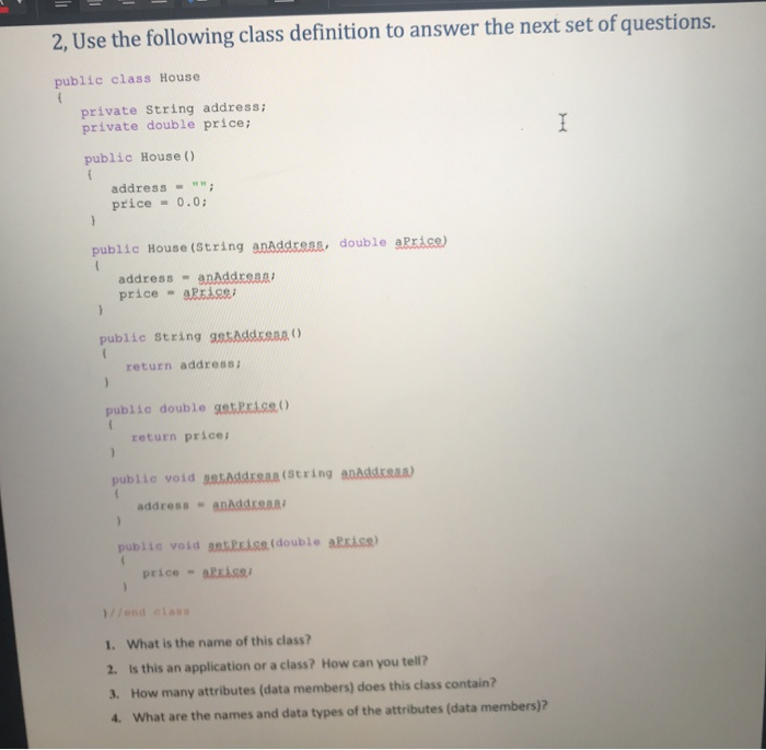 Solved 1: Employee class and application (pseudocode) | Chegg.com