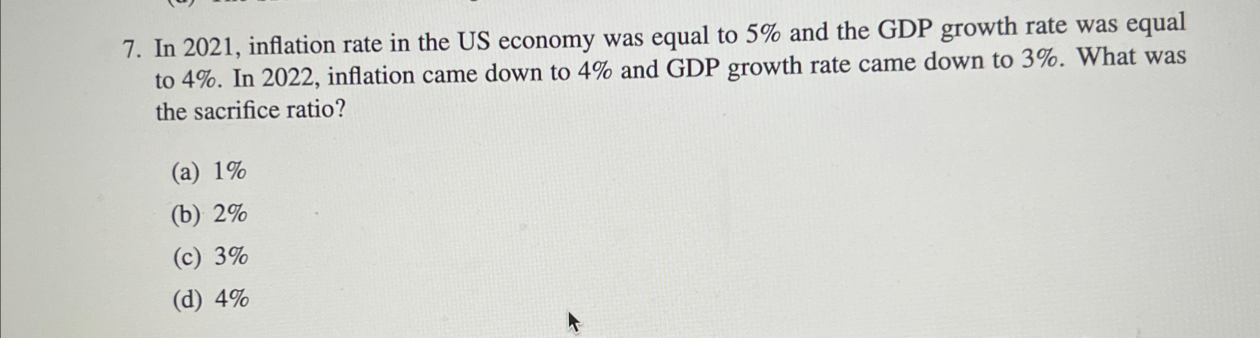 Solved In 2021 , ﻿inflation rate in the US economy was equal | Chegg.com
