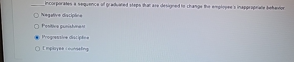 Solved incorporates a sequence of graduated steps that are | Chegg.com