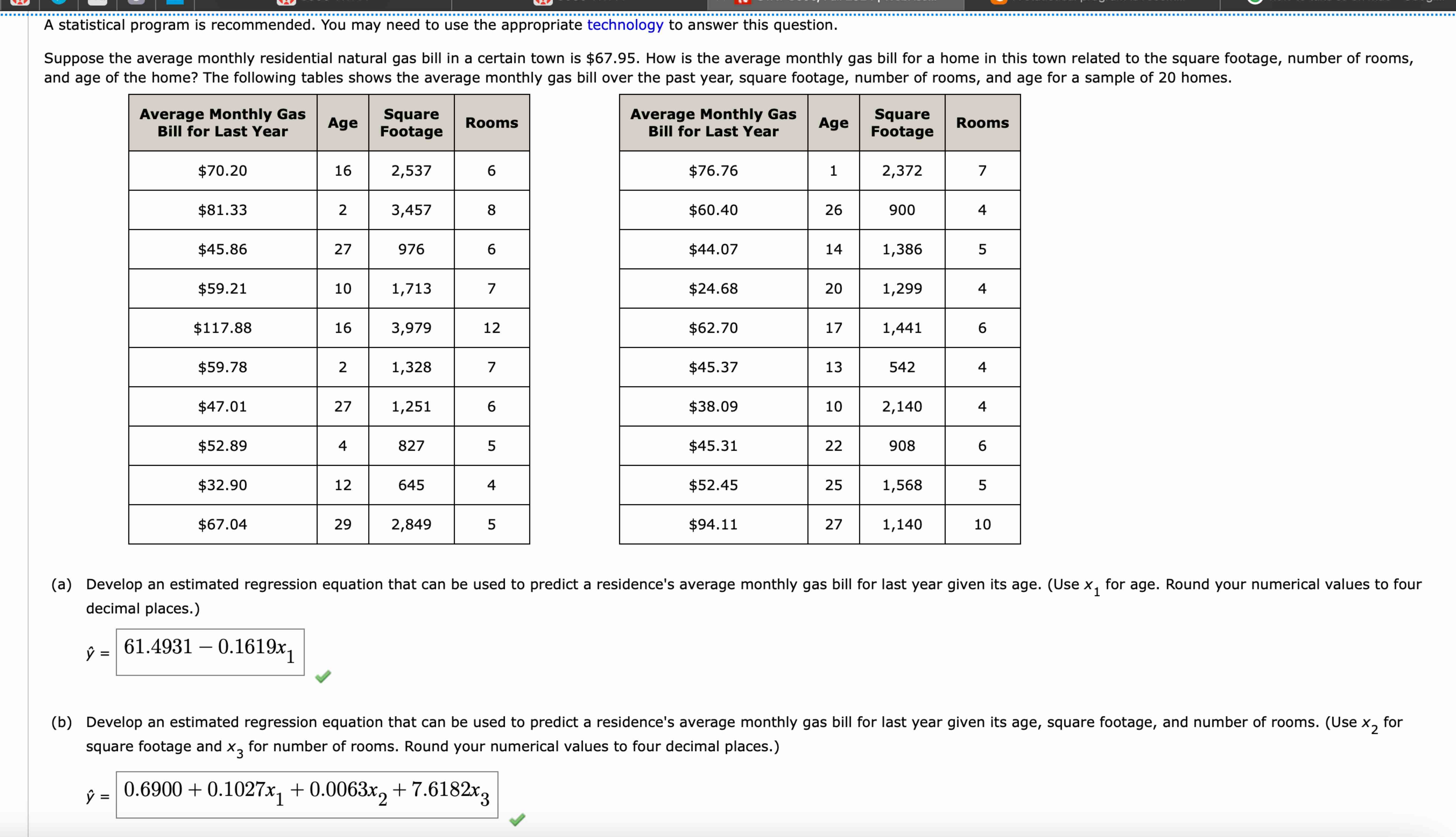Solved A statistical program is ﻿recommended. You may need | Chegg.com