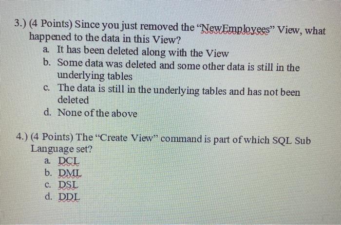Solved CIST 1220: SQL- Assign #13 (45 Points) | Chegg.com