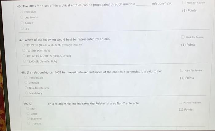 Solved 18. What is the purpose of a Unique Identifier? To | Chegg.com