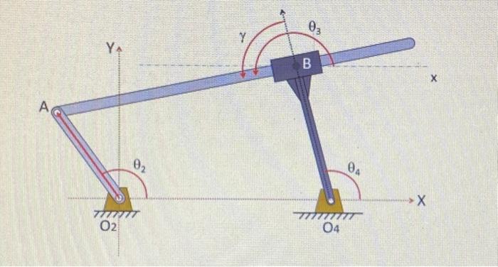 For the following mechanism, Given: - Lengths: O2 | Chegg.com