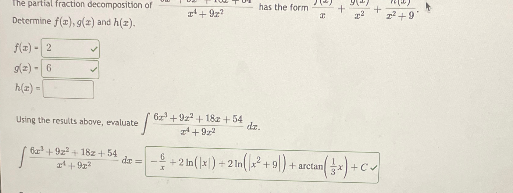 Solved Determine f(x),g(x) ﻿and h(x).f(x)=g(x)=h(x)=Using | Chegg.com