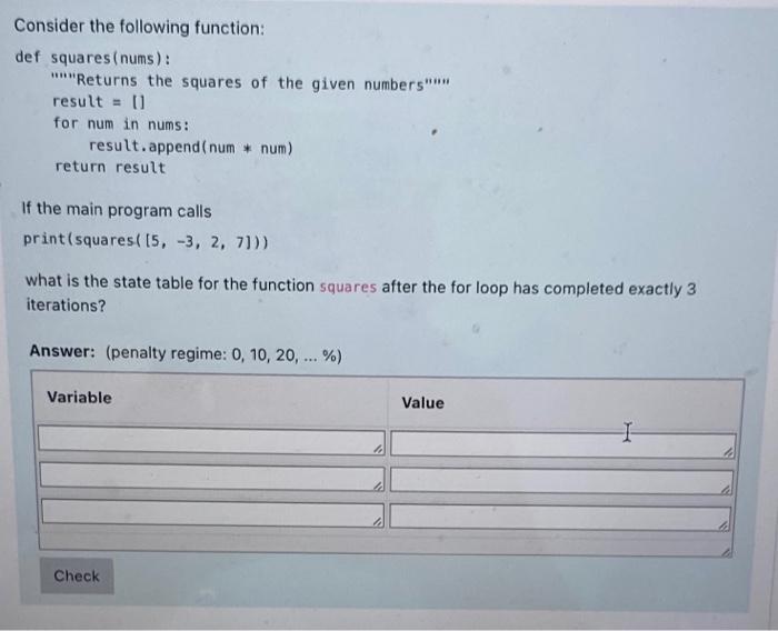 Solved Write a function abs_numbers (numbers) that takes a | Chegg.com