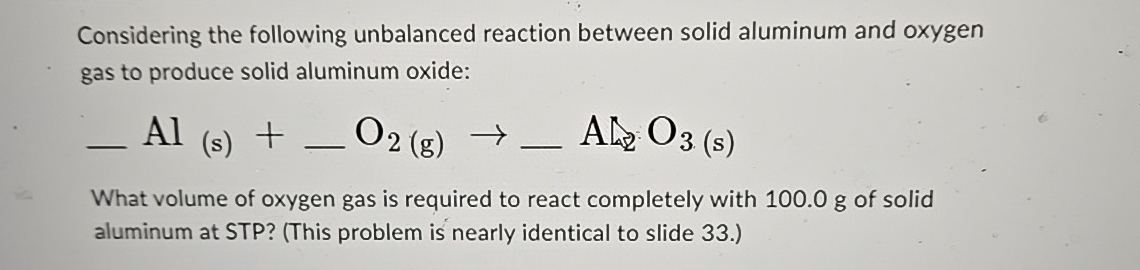Solved What are the steps to Considering the following | Chegg.com