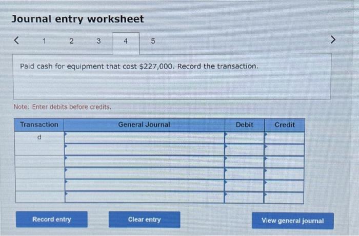 Solved Journal entry worksheet Issued 4,300 shares of common | Chegg.com