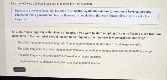 Solved Use the following additional passage to answer the | Chegg.com