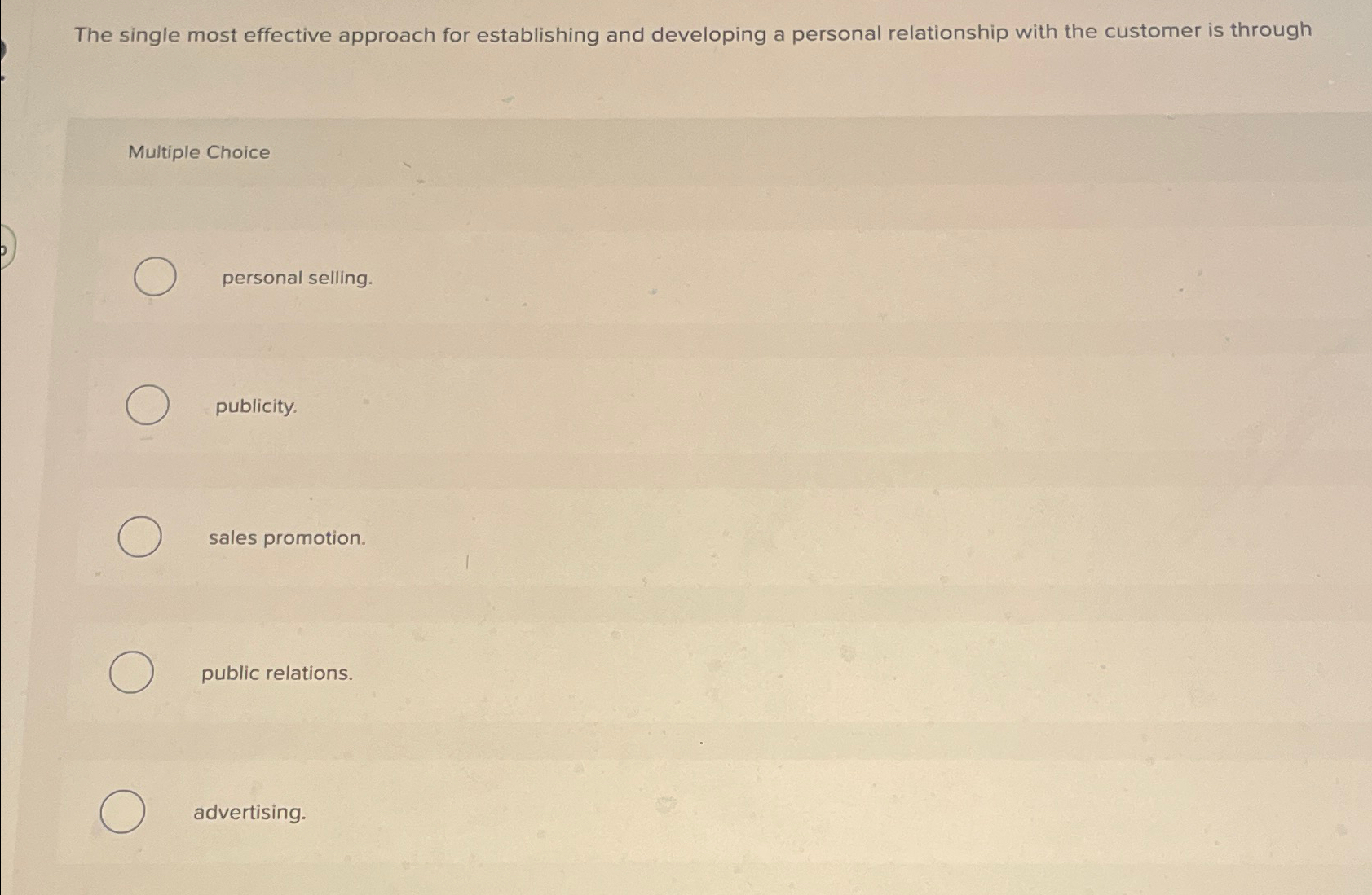 Solved The single most effective approach for establishing | Chegg.com