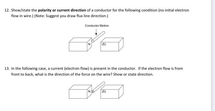 Solved 2. Show/state the polarity or current direction of a | Chegg.com