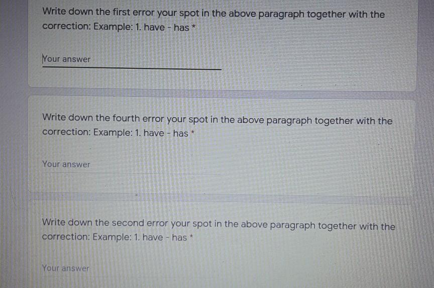 Solved Read the passage. There are Six Errors in totals all | Chegg.com