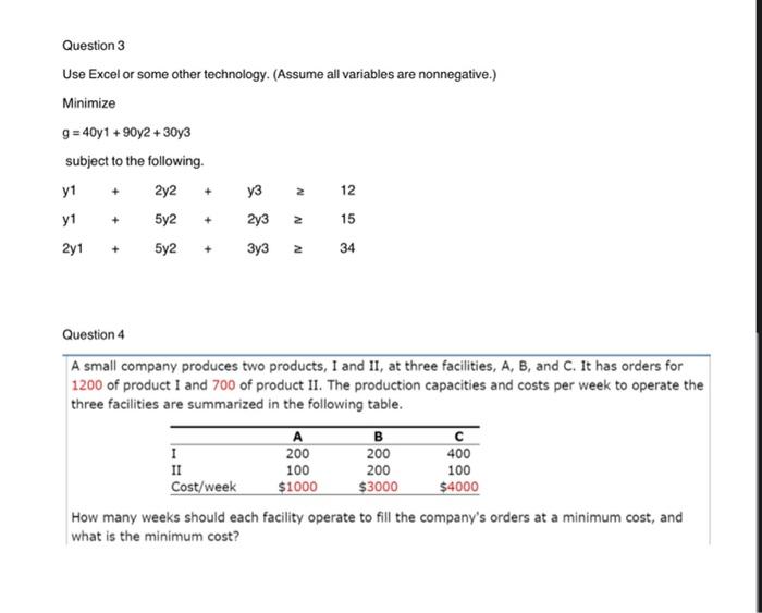 Solved Math 101 (Excel Assignment) Dear All Please use | Chegg.com
