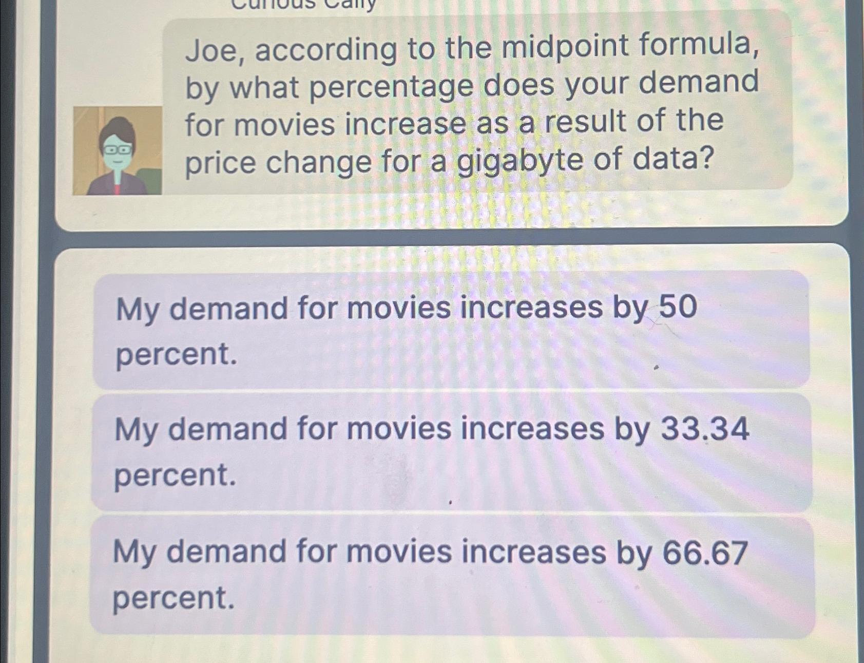 Solved Joe, according to the midpoint formula, by what | Chegg.com