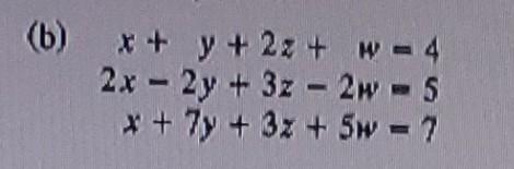 [Solved]: Find all solutions to the given linear systems