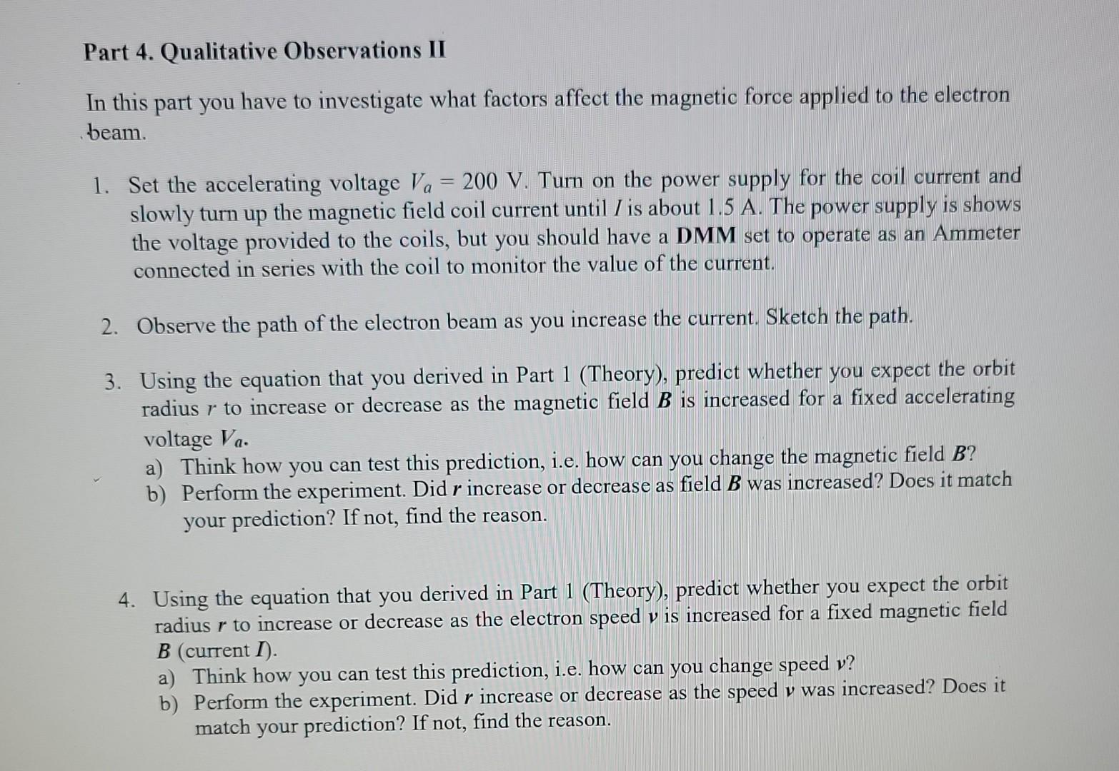 Solved In this part you have to investigate what factors | Chegg.com