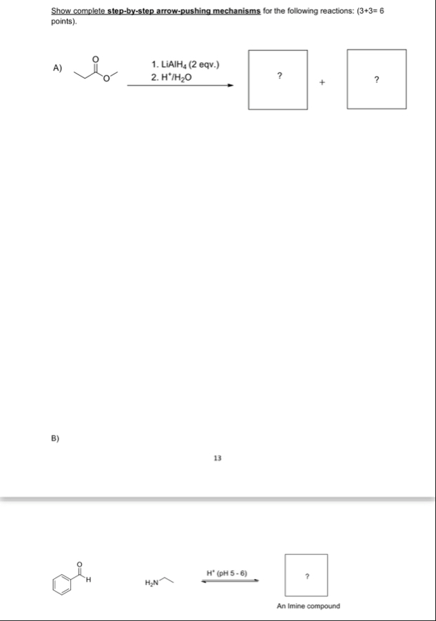 Solved Show complete step-by-step arrow-pushing mechanisms | Chegg.com