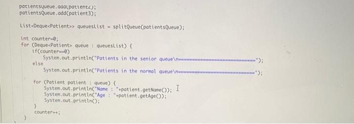 Solved Implement a program to split a given queue of | Chegg.com