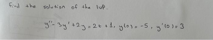 Solved find the solution of the lup. | Chegg.com