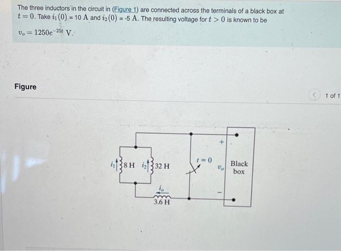 Solved The three inductors in the circuit in (Figure 1) are | Chegg.com