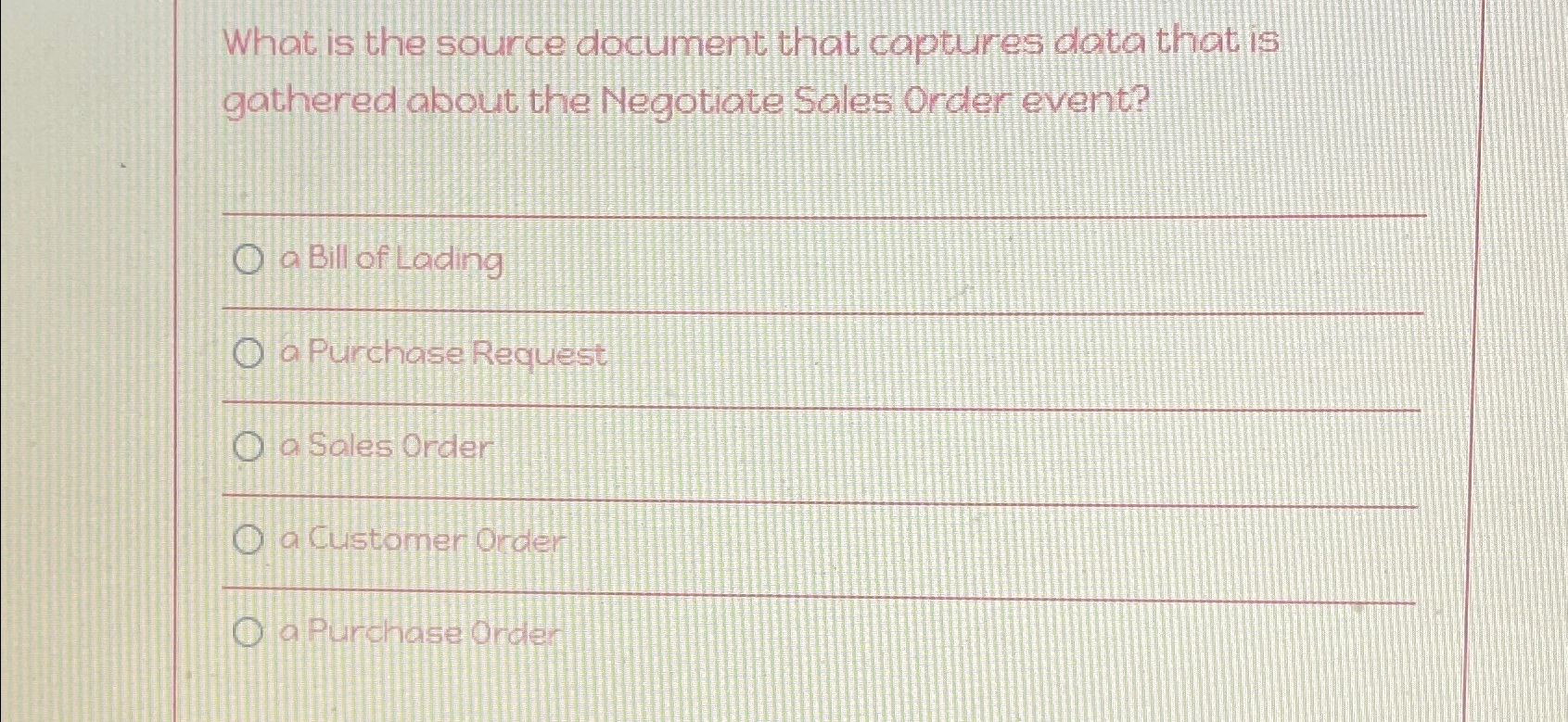 Solved What is the source document that captures data that | Chegg.com