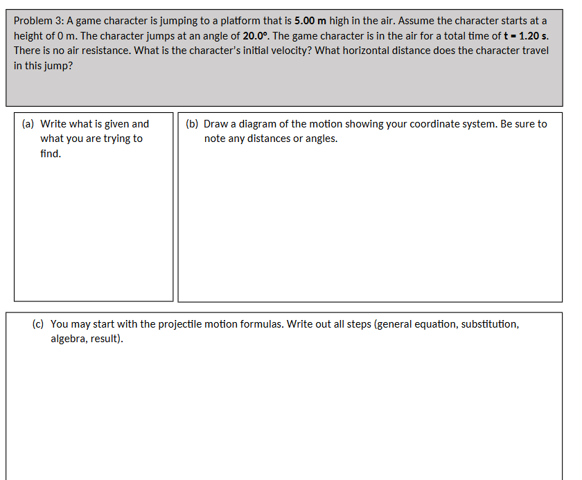 Solved (a) ﻿Write what is given and what you are trying to | Chegg.com
