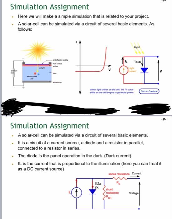 Solved $ Simulation Assignment • Here we will make a simple | Chegg.com