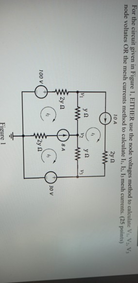 Solved For the circuit given in Figure 1, EITHER use the | Chegg.com