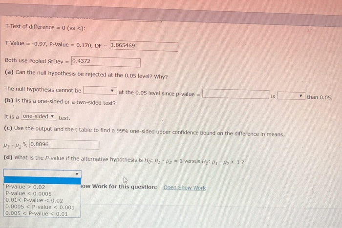 Solved Chapter 5, Problem 016 Consider the Minitab output | Chegg.com