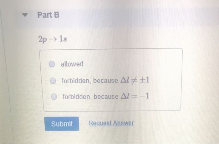 Solved For each of the following atomic transitions, state | Chegg.com