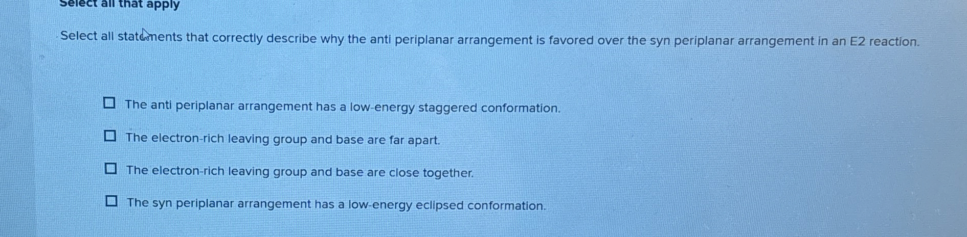 Solved Select all stat conents that correctly describe why | Chegg.com