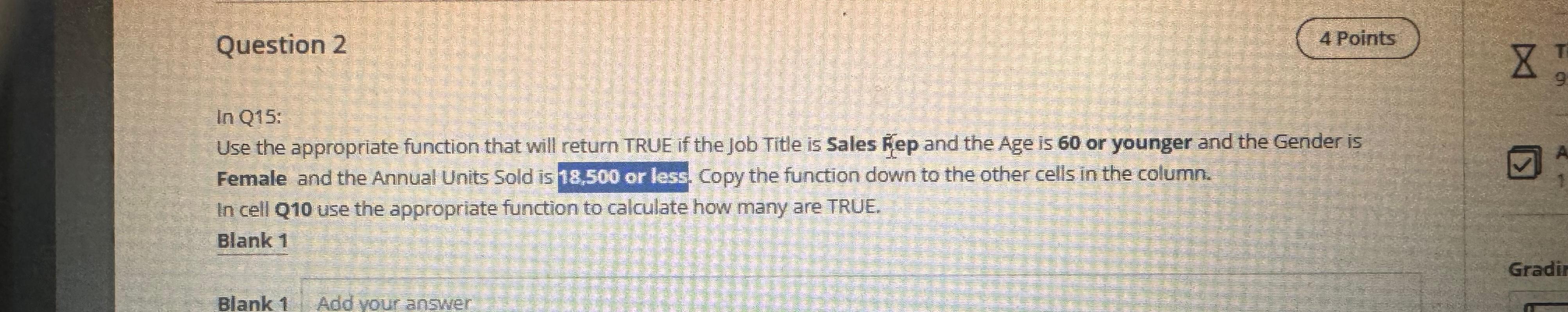 Solved Question 24 ﻿PointsIn Q15:Use the appropriate | Chegg.com