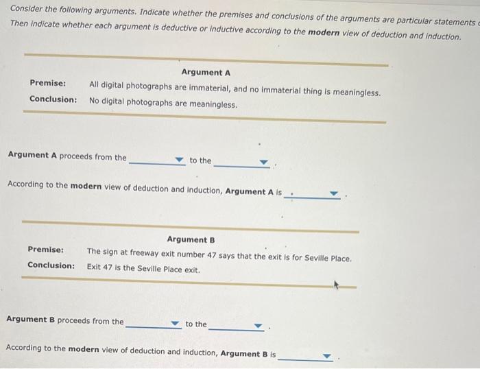 A particular statement is a statement about one or | Chegg.com