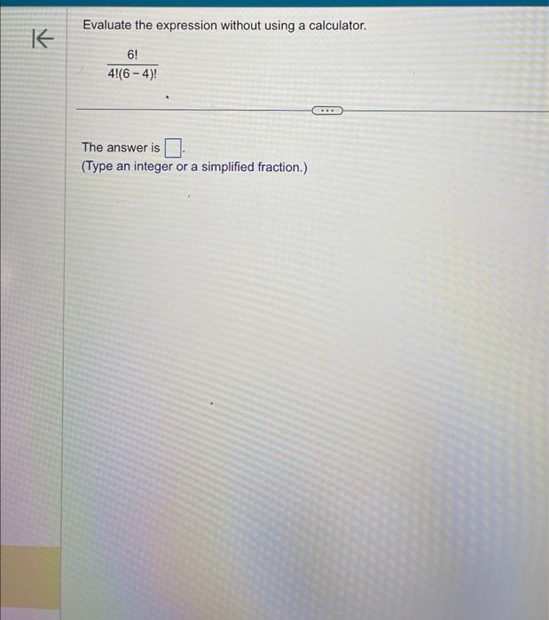 Solved Evaluate the expression without using a calculator. | Chegg.com