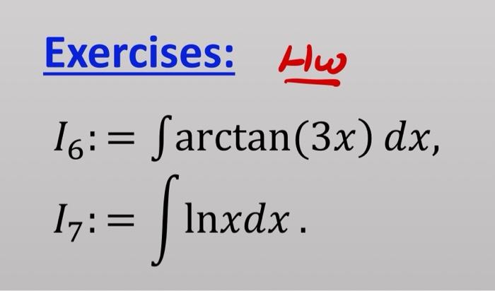 Solved can you solve by integration by partial function | Chegg.com