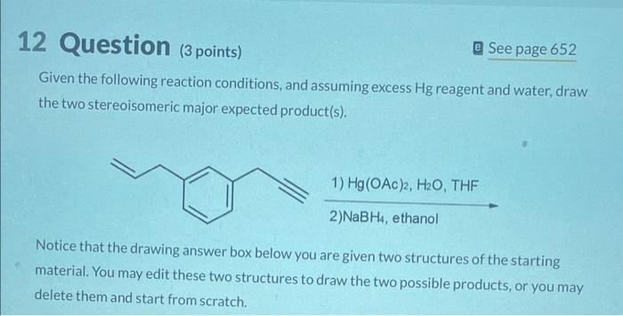Draw the major organic product X for the below | Chegg.com