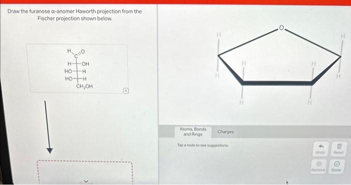 Solved Draw the Fischer projection from the Haworth | Chegg.com