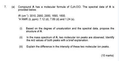 Solved H NMR (ppm) 3C NMR (ppm) CI C-Br C-C1 -CH -CH- -CH- | Chegg.com