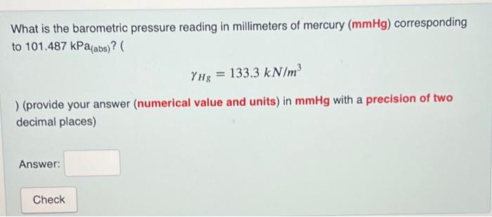 Solved For the compound manometer shown in the following | Chegg.com