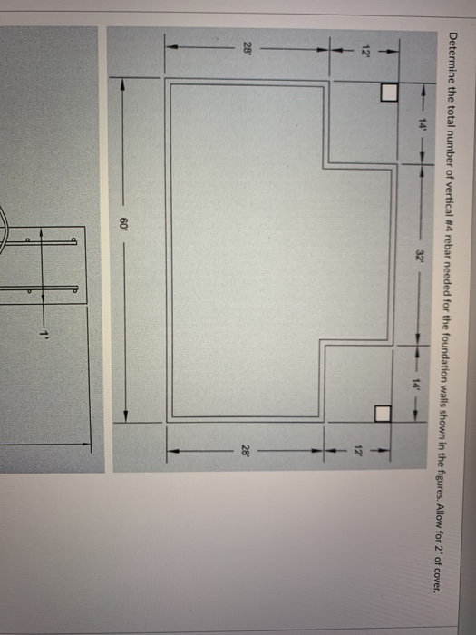 Solved Determine the total number of vertical #4 rebar | Chegg.com